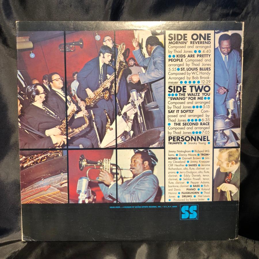 Thad Jones Mel Lewis Jazz Orchestra / Monday Night LP Solid State Records : tatsuda records - 通販 ...