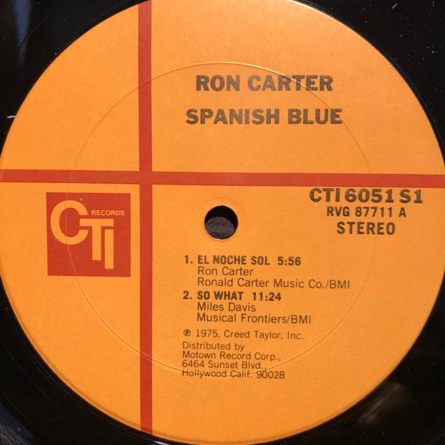 Ron Carter / Spanish Blue LP CTI Records : tatsuda records - 通販 - Yahoo ...
