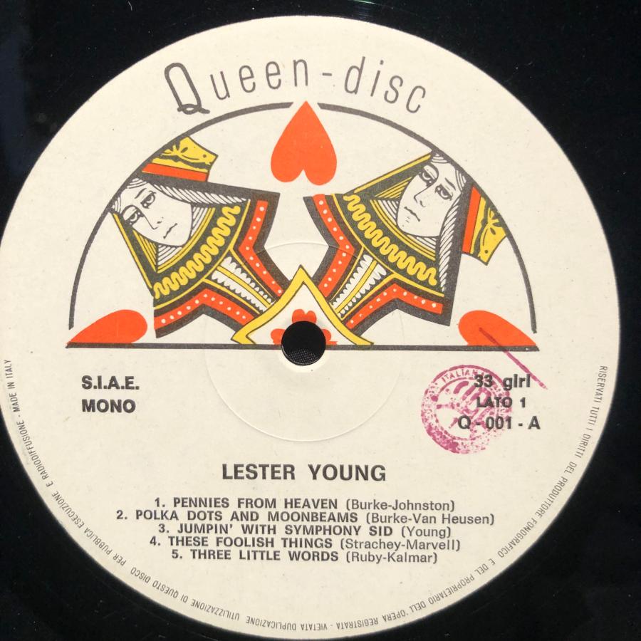 Lester Young / On The Air LP Queen-disc : tatsuda records - 通販 - Yahoo!ショッピング