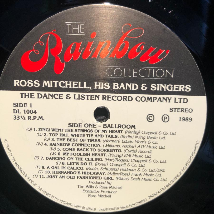 Ross Mitchell His Band & Singers / The Rainbow Collection LP Dance ...