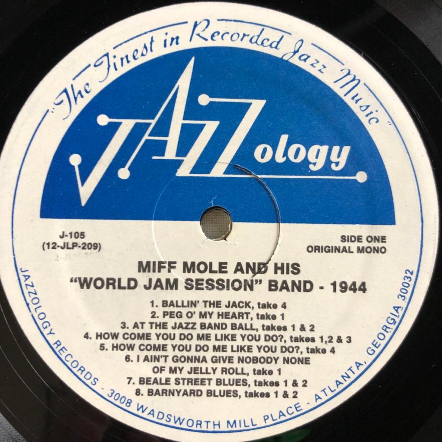 Miff Mole And His "World Jam Session" Band 1944 LP Jazzology : tatsuda records - 通販 - Yahoo!ショッピング
