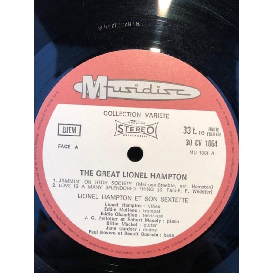 THE GREAT LIONEL HAMPTON LP : tatsuda records - 通販 - Yahoo!ショッピング