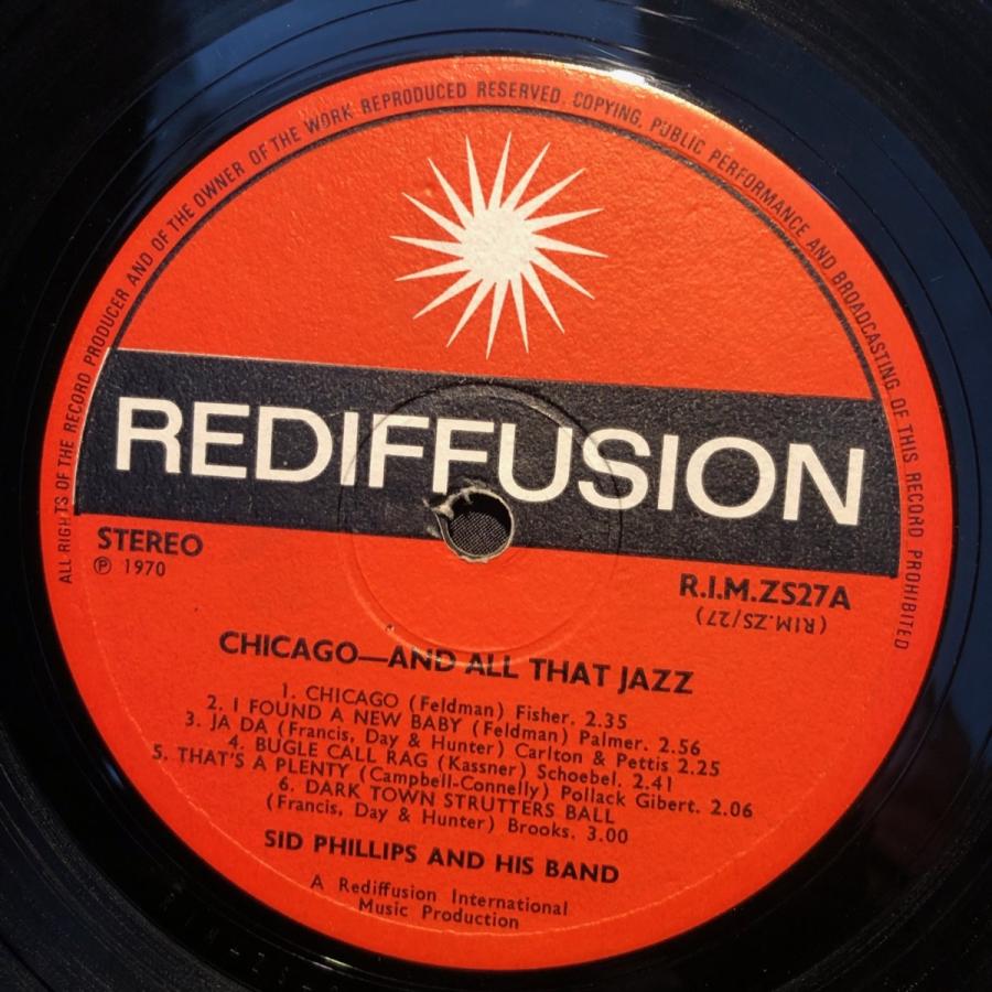 Sid Phillips And His Band / Chicago And All That Jazz LP Rediffusion ...