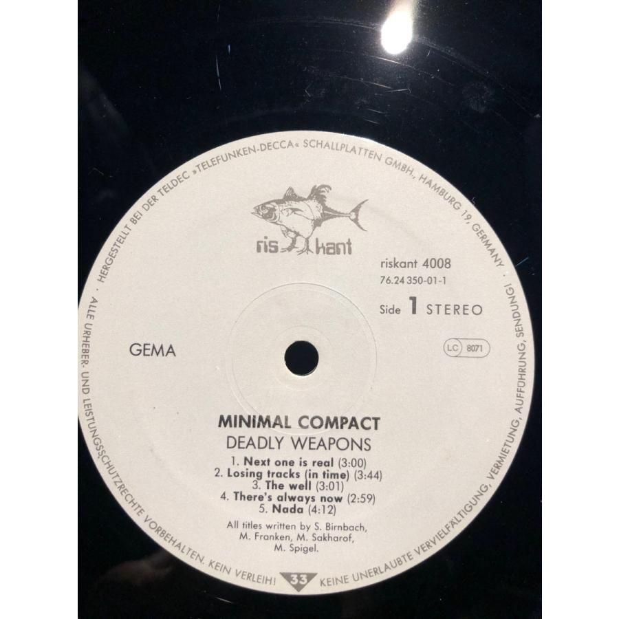 MINIMAL COMPACT / DEADLY WEAPONS LP :Z-1657:tatsuda records - 通販 ...