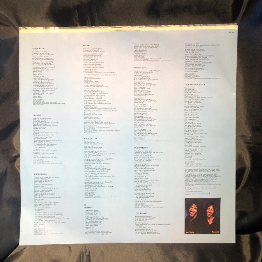 The Marc Tanner Band / No Escape LP Elektra :Z-2690:tatsuda records ...