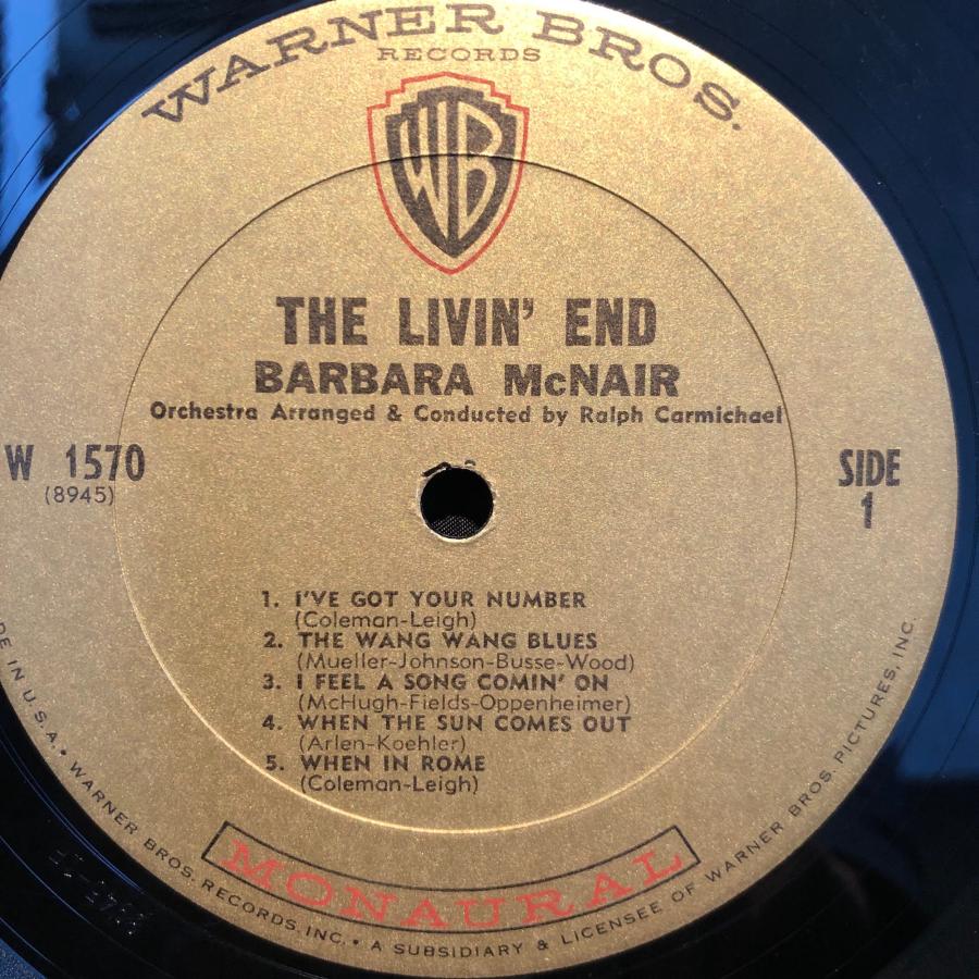 Barbara McNair / The Livin' End LP Warner Bros. Records : z-3101 : tatsuda records - 通販 - Yahoo ...