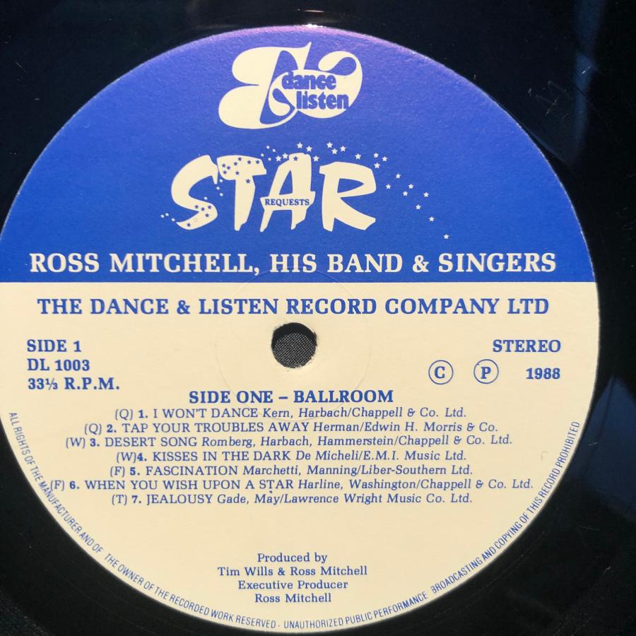 Ross Mitchell His Band & Singers / Star Requests LP Dance Listen : tatsuda records - 通販 - Yahoo ...