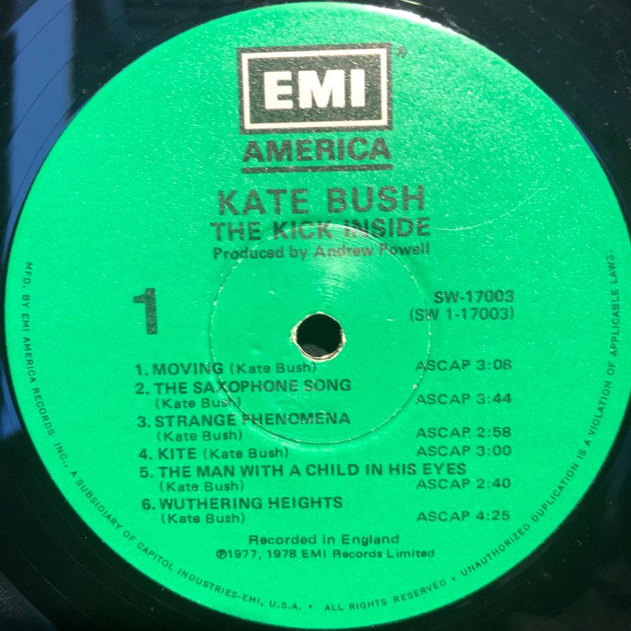 Kate Bush / The Kick Inside LP EMI America : tatsuda records - 通販 - Yahoo!ショッピング