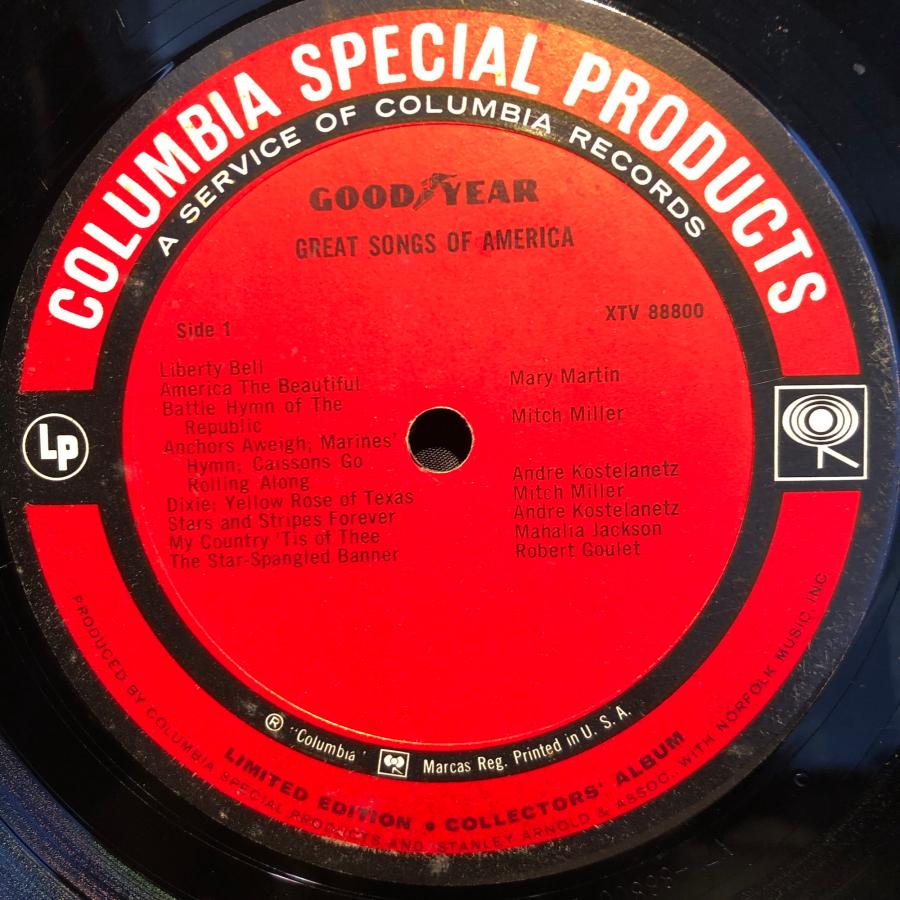 Various / Great Songs Of America LP Columbia Special Products : tatsuda ...