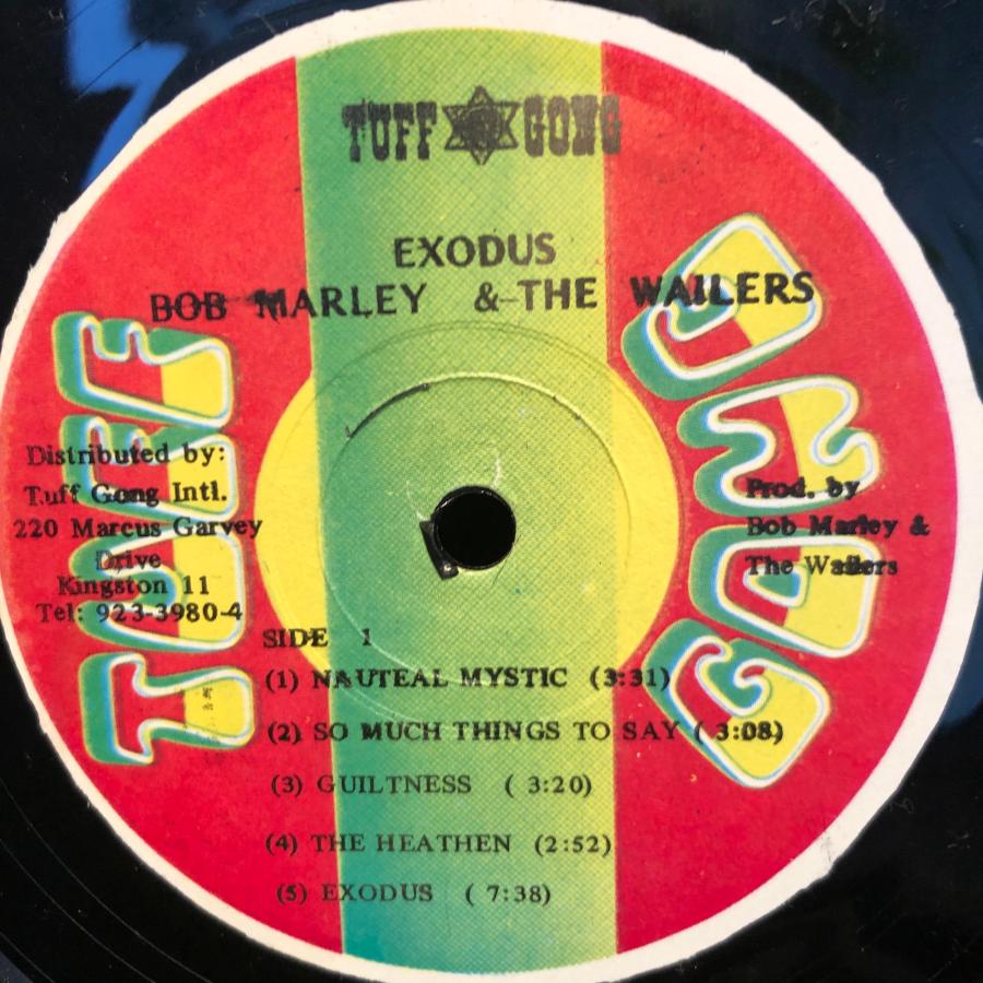 Bob Marley & The Wailers / Exodus LP Tuff Gong : tatsuda records - 通販 ...