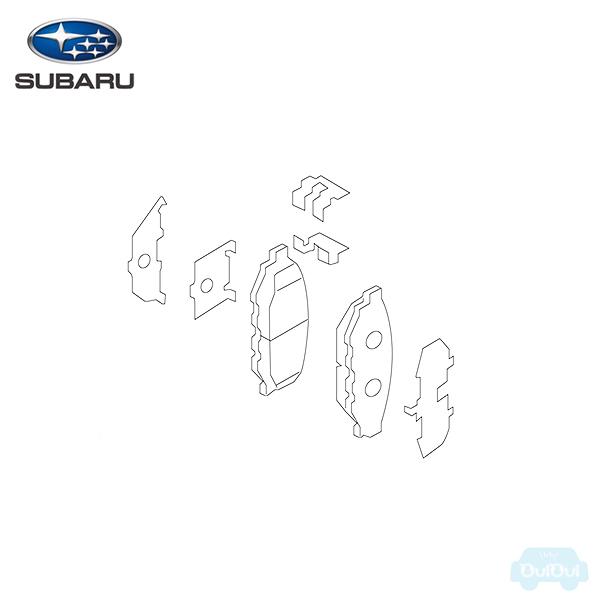 26696FJ000【スバル純正】リヤ ブレーキパッド ※1個販売【SUBARU純正部品】純正パーツ 純正部品 : ちいさなクルマ専門店ウイ ...