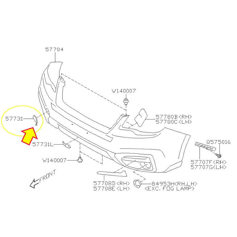 57731AJ630【スバル純正】フックカバー : 57731aj630 : ちいさなクルマ専門店ウイウイ練馬 - 通販 - Yahoo!ショッピング