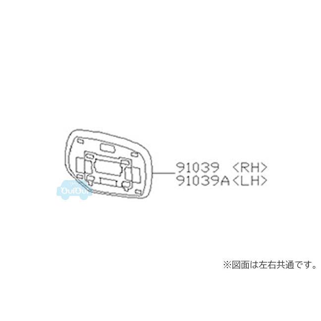 91039AJ490【スバル純正】ミラーリペア レフト【SUBARU純正部品】純正パーツ 純正部品 : 91039aj490 : ちいさな ...