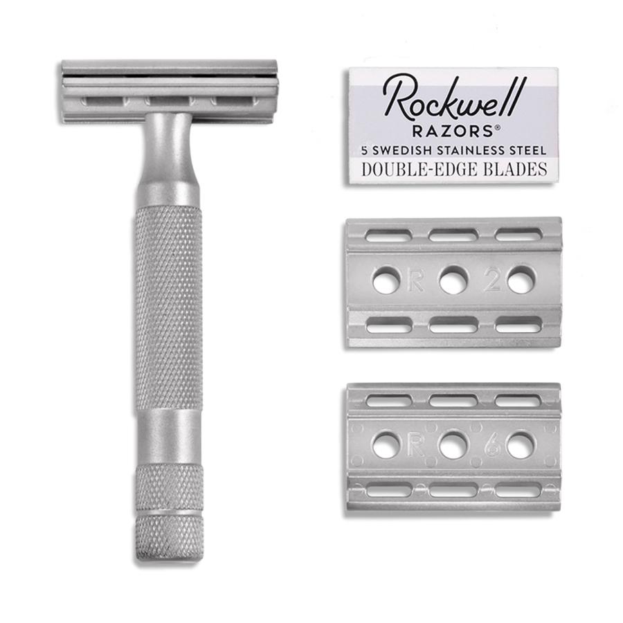 ロックウェル レイザー Rockwell Razors 6S カミソリ 6段階 調節 両刃カミソリ 剃刀 safety razor 髭剃り ひげそり メンズ シェーバー 敏感肌 替刃 5枚付 ...
