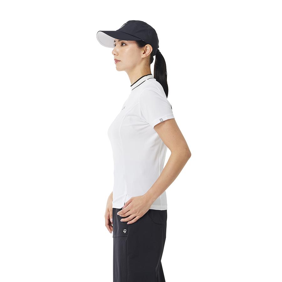 TaylorMade（テーラーメイド） ゴルフ 【Ws】スクリプトロゴ S/S モック / ホワイト / TL521 / M20338 ...