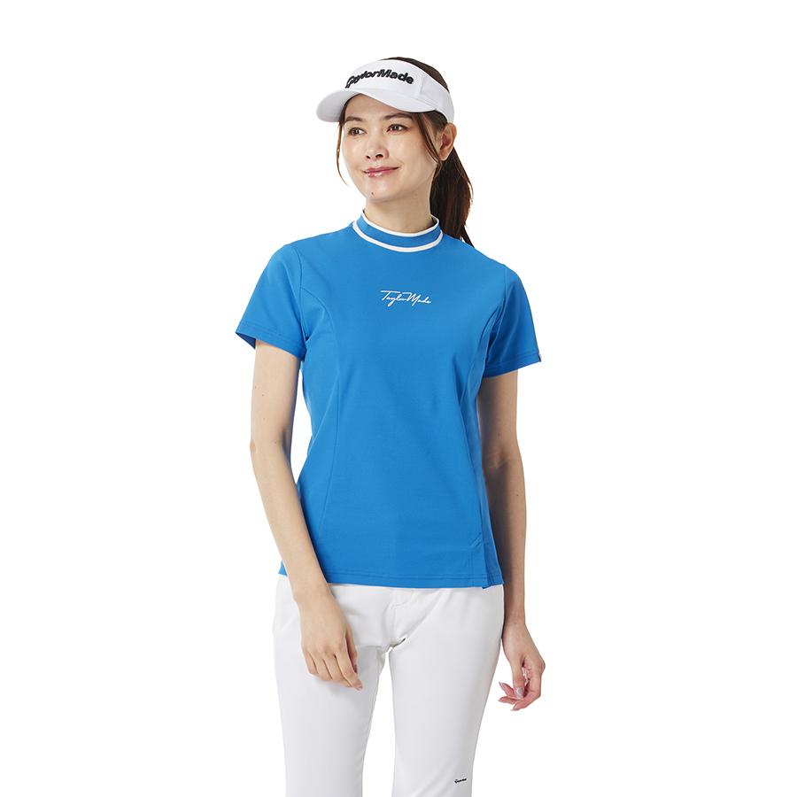 TaylorMade（テーラーメイド） ゴルフ 【Ws】スクリプトロゴ S/S モック / スカイ / TL521 / M20339 ...