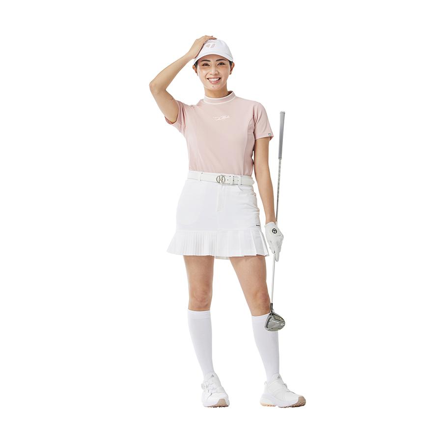 TaylorMade（テーラーメイド） ゴルフ 【Ws】スクリプトロゴ S/S モック / ピンク / TL521 / M20340 ...