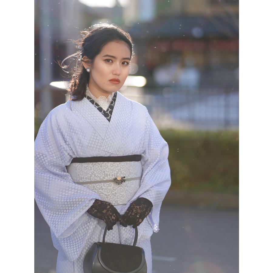 レース着物 半幅帯 帯揚げ 3点セット お仕立て上がり レディース 袷 フリー きもの セット レース おしゃれ 可愛い 白 黒 ピンク 水色 ブラウン : TAYU-TAFU - 通販 ...