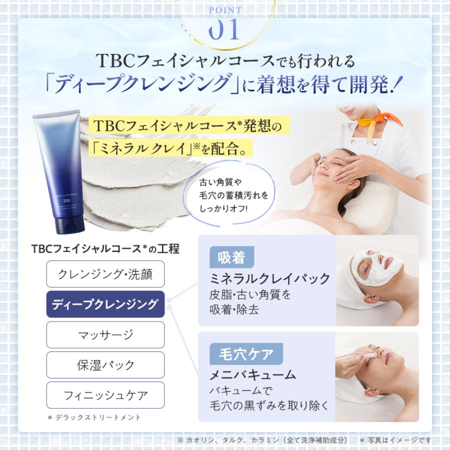 エステティックTBC TBC 公式 ディープクリアウォッシュ 220g エステティックTBC TBC 公式 ディープクリアウォッシュ 220g