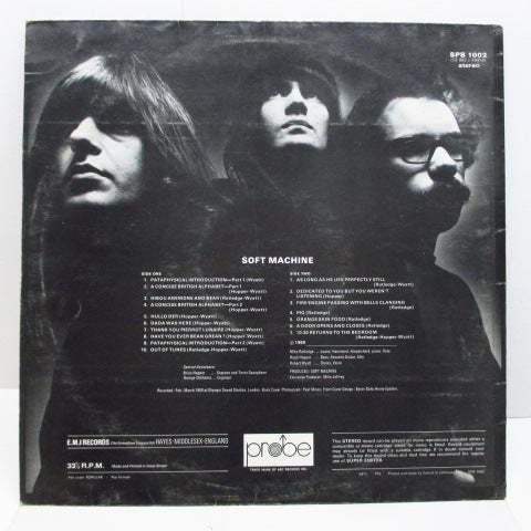 SOFT MACHINE-Volume Two (UK '69 2nd Press/CS) : TIME BOMB RECORDS - 通販 ...