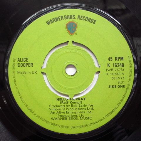 ALICE COOPER-Hello Hurray (UK:Round LBL) : TIME BOMB RECORDS - 通販 ...