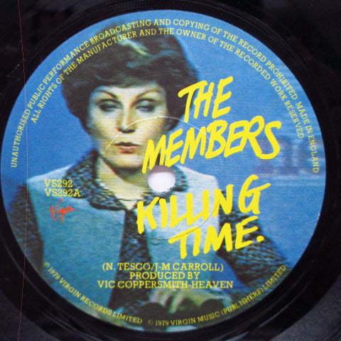 MEMBERS， THE-Killing Time / G.L.C. (UK Orig.7") : TIME BOMB RECORDS ...