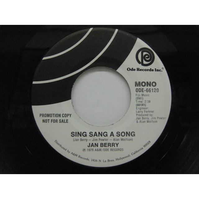 JAN BERRY-Sing Sang A Song :89201370317pm6j:TIME BOMB RECORDS - 通販 ...