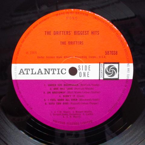 DRIFTERS-Biggest Hits (UK '67 Re Mono LP/CS) :dbig07018d:TIME BOMB ...