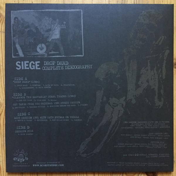 SIEGE-Drop Dead - Complete Discography (Italy 150 Ltd.Splatt : TIME BOMB RECORDS - 通販 - Yahoo!ショッピング