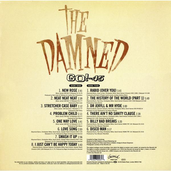 DAMNED, THE-Go! - 45 (UK Ltd.Red Vinyl 180g LP / New) : TIME BOMB RECORDS - 通販 - Yahoo!ショッピング