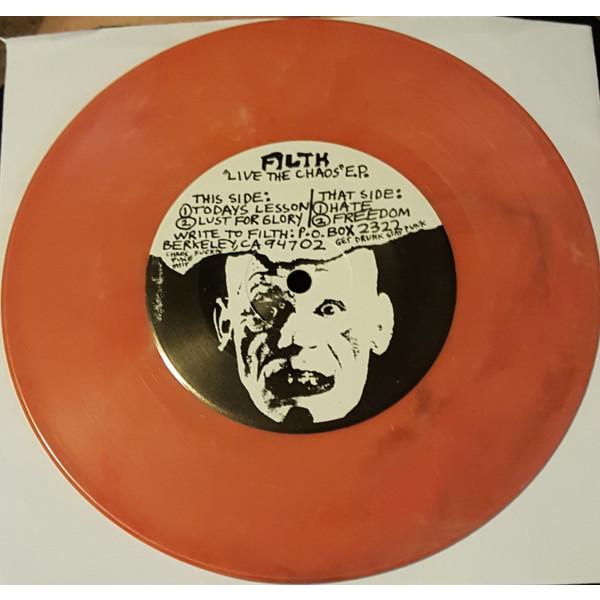 FILTH -Live The Chaos (US 限定再発オレンジマーブルヴァイナル 7"「廃盤 New」) : TIME BOMB ...