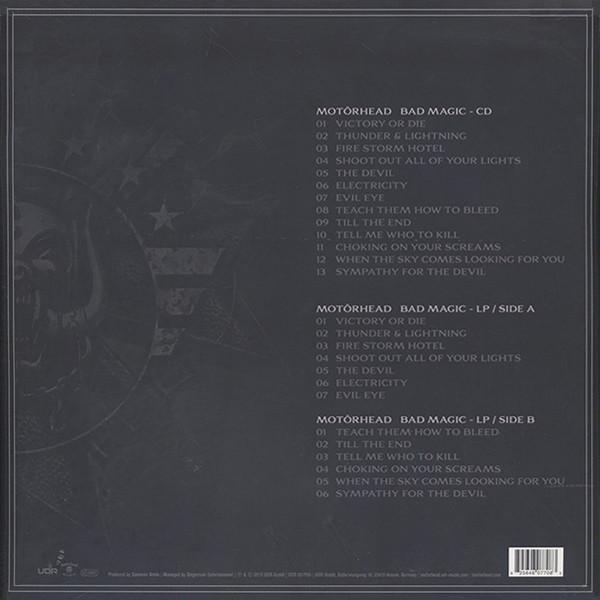 MOTORHEAD-Bad Magic (EU-US Ltd.180g LP+CD/ New) : TIME BOMB RECORDS ...