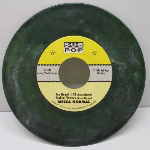 MECCA NORMAL / KREVISS-Split (US Ltd.Green Vinyl 7) : TIME BOMB RECORDS ...