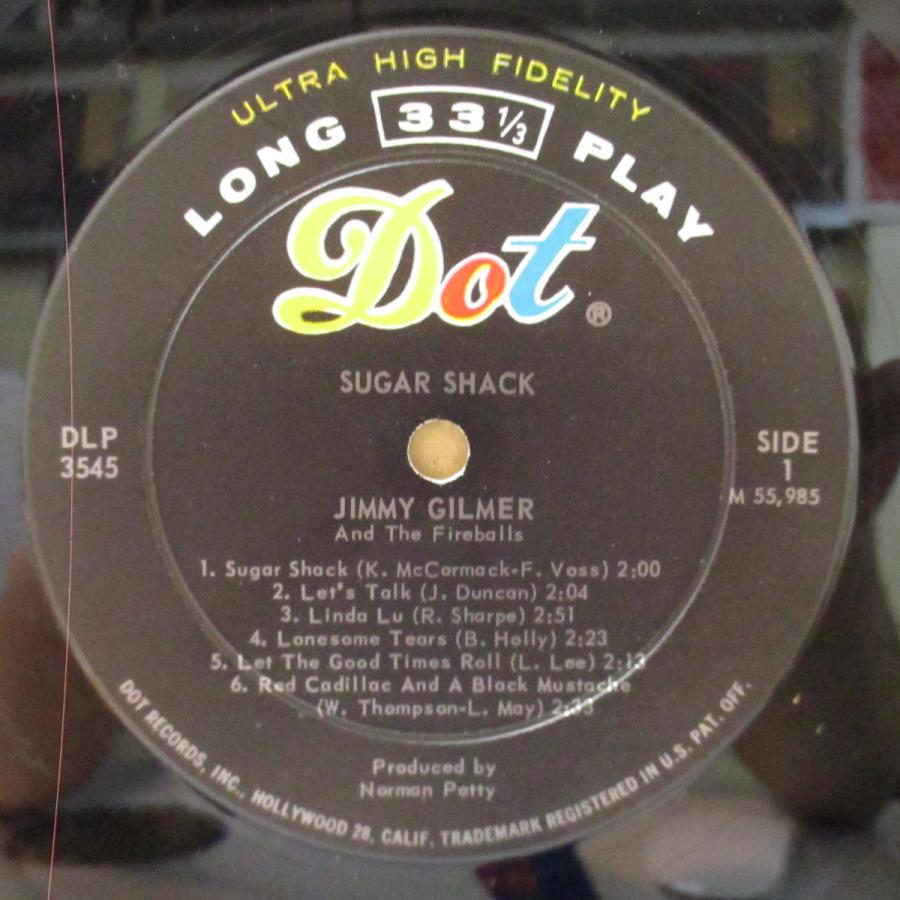 JIMMY GILMER AND THE FIREBALLS-Sugar Shack (US Orig.Mono LP) : TIME BOMB RECORDS - 通販 - Yahoo!ショッピング