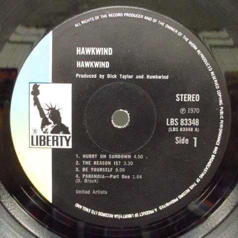 HAWKWIND (ホークウィンド) -Hawkwind (1st) (UK '70 「セカンドプレス」 LP : TIME BOMB RECORDS - 通販 - Yahoo!ショッピング