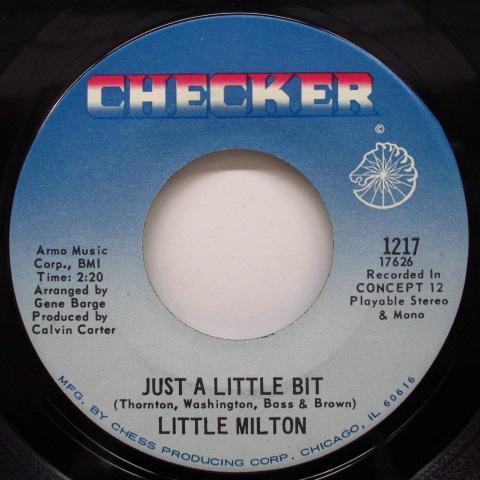 LITTLE MILTON-Just A Little Bit / Spring (Orig) : TIME BOMB RECORDS - 通販 - Yahoo!ショッピング
