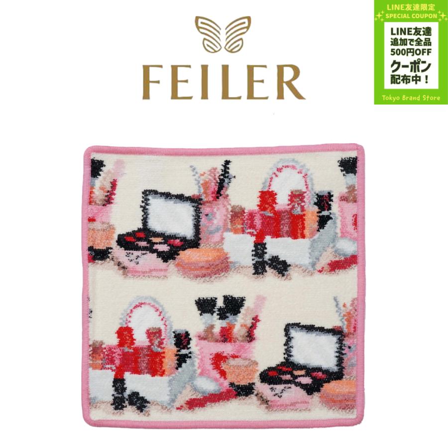 feiler フェイラー ハンカチ FEILER BELLA ベラ ハンドタオル プレゼント 25cm×25cm 0137-0048-0136 コスメ コスメ柄 : Tokyo Brand ...