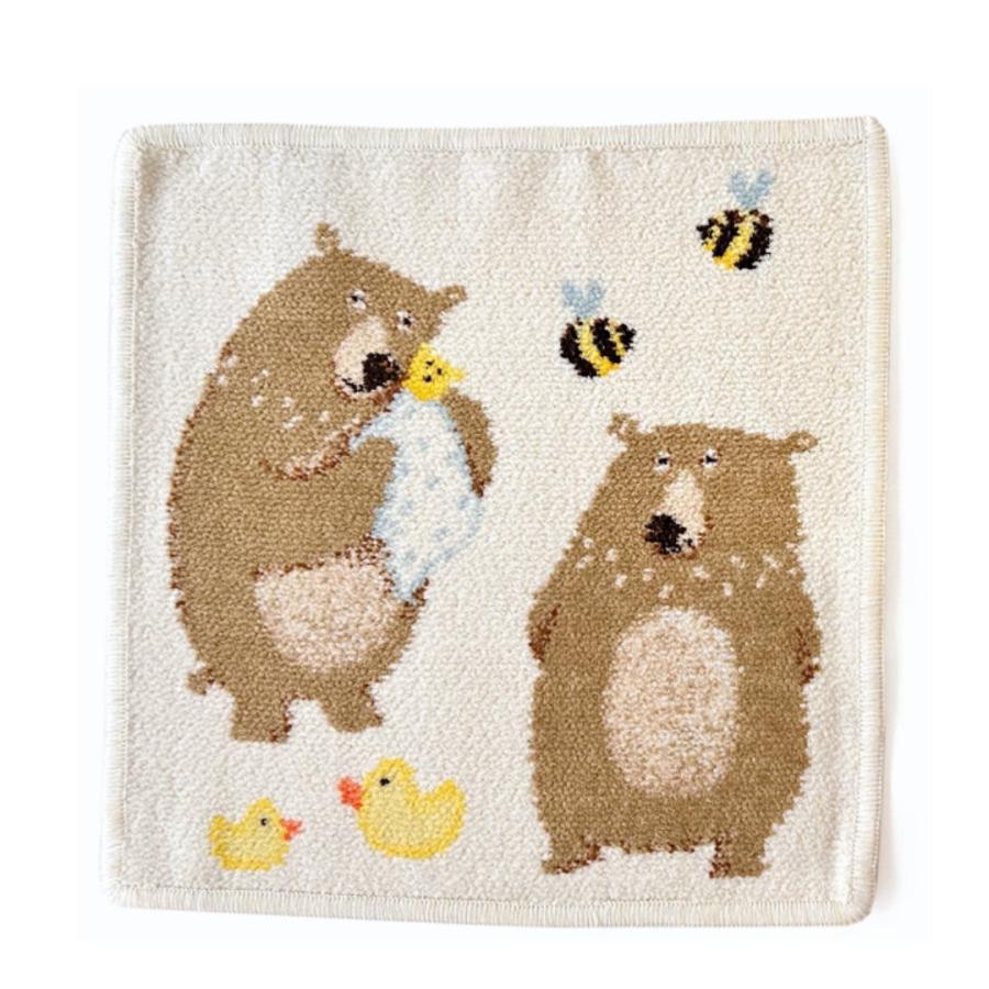 feiler FEILER フェイラー Ben bar Family ベンベアー ファミリー ハンカチ ハンドタオル クマ 熊 プレゼント 25cm×25cm 動物 人気 : Tokyo ...
