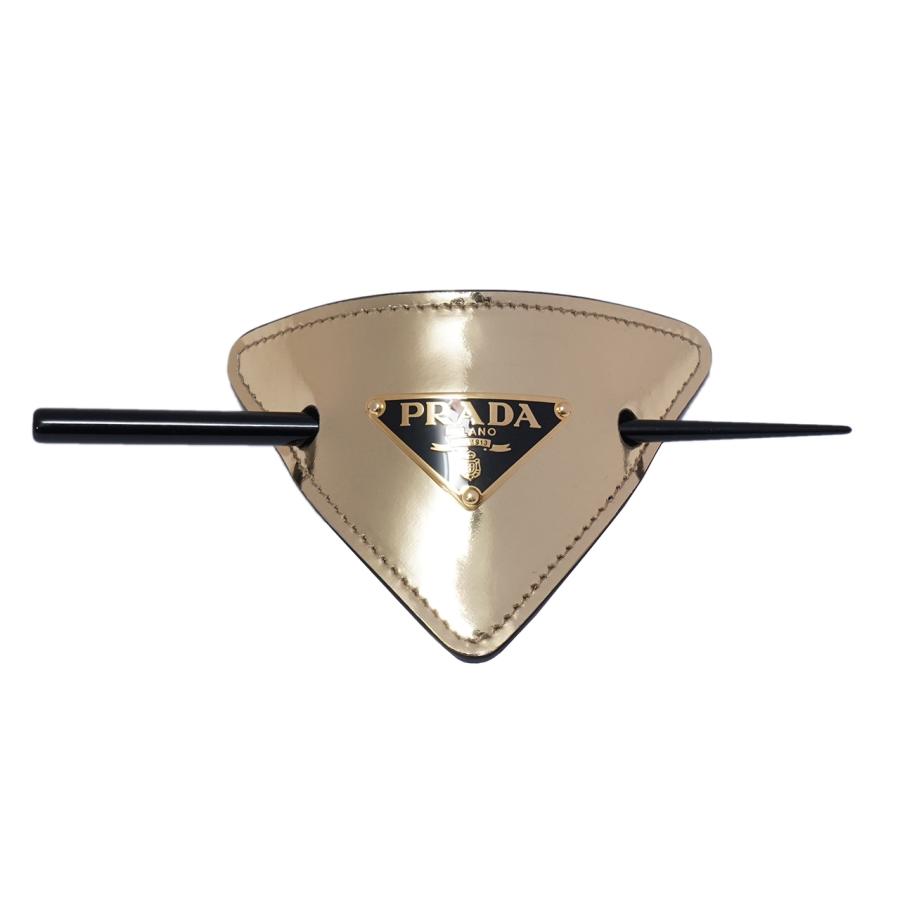 PRADA プラダ レザー ヘアクリップ ロゴ ピック付き 髪留め バレッタ 1if004-zo6 2023春夏 : Tokyo Brand Store - 通販 - Yahoo!ショッピング