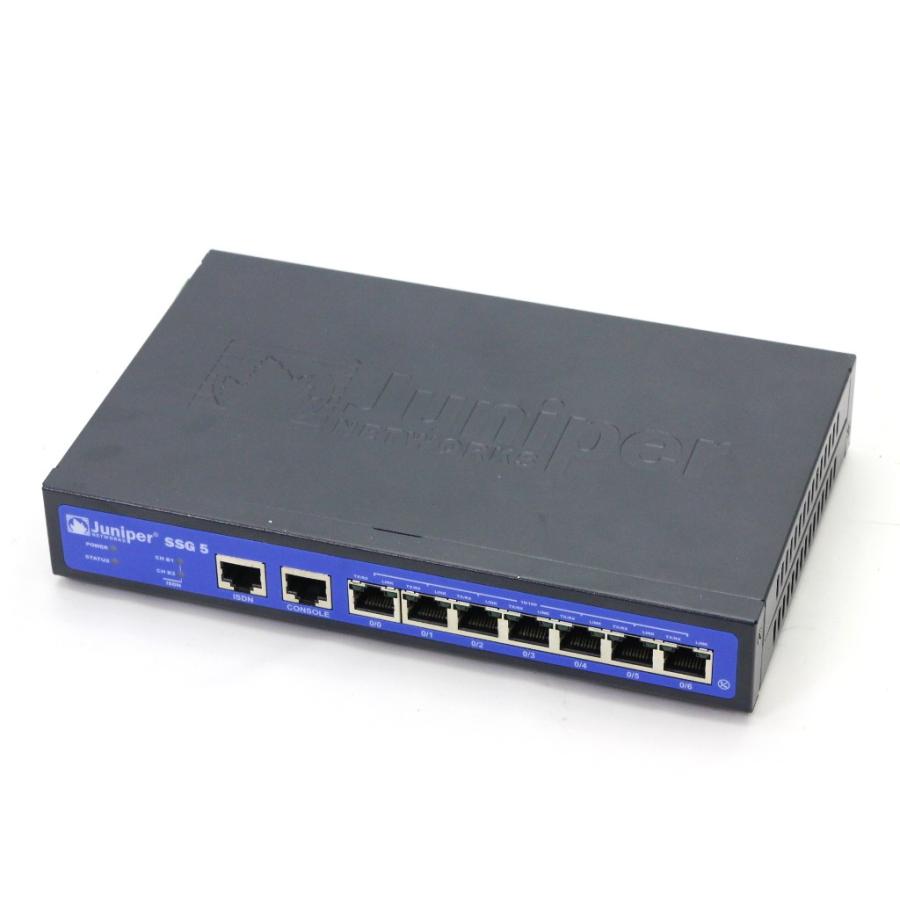 Juniper SSG5 (ISDN) SSG-5-SH-BT Version 6.3.0r10.0 メモリ256MB ユーザー数無制限 設定 ...