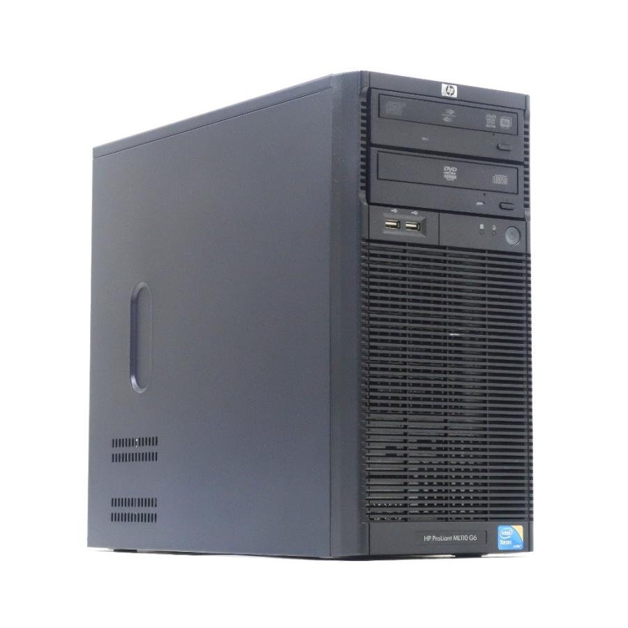 hp ProLiant ML110 G6 Xeon X3430 2.4GHz 4GB 250GBx2台(SATA3.5インチ/RAID1構成) DVD-ROM DVD+-RW 2台構成 ...