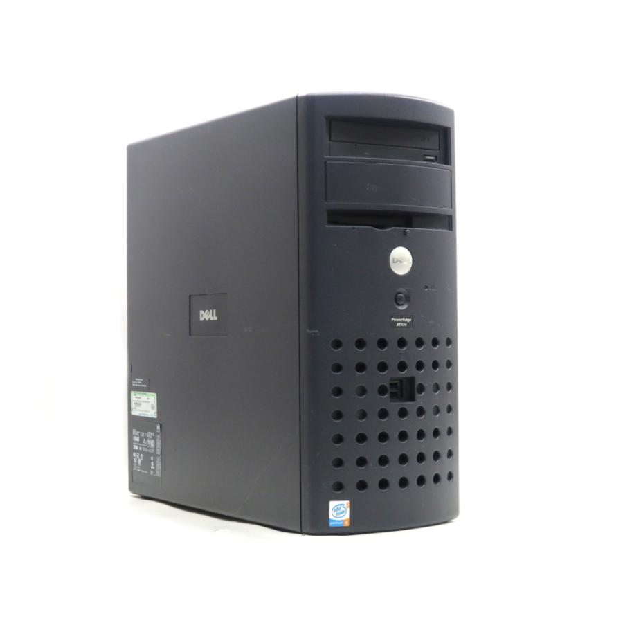 DELL PowerEdge SC420 Pentium4 2.8GHz 1GB 80GBx2台(SATA3.5インチ/RAID1構成) CD ...