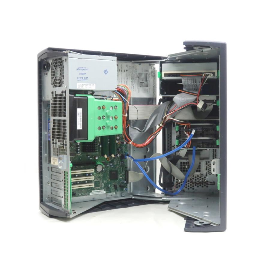 DELL PowerEdge SC420 Pentium4 2.8GHz 1GB 80GBx2台(SATA3.5インチ/RAID1構成) CD ...