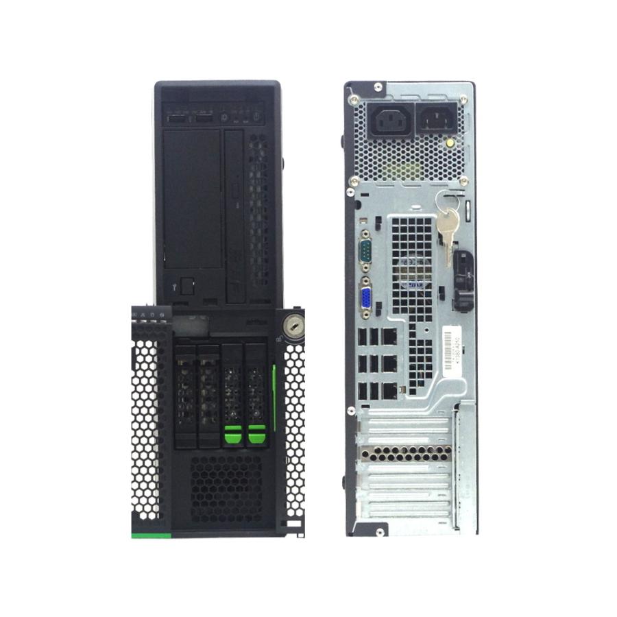 富士通 PRIMERGY TX120 S3 Pentium G640 2.8GHz 8GB 146GBx2台(SAS2.5インチ/3Gbps ...