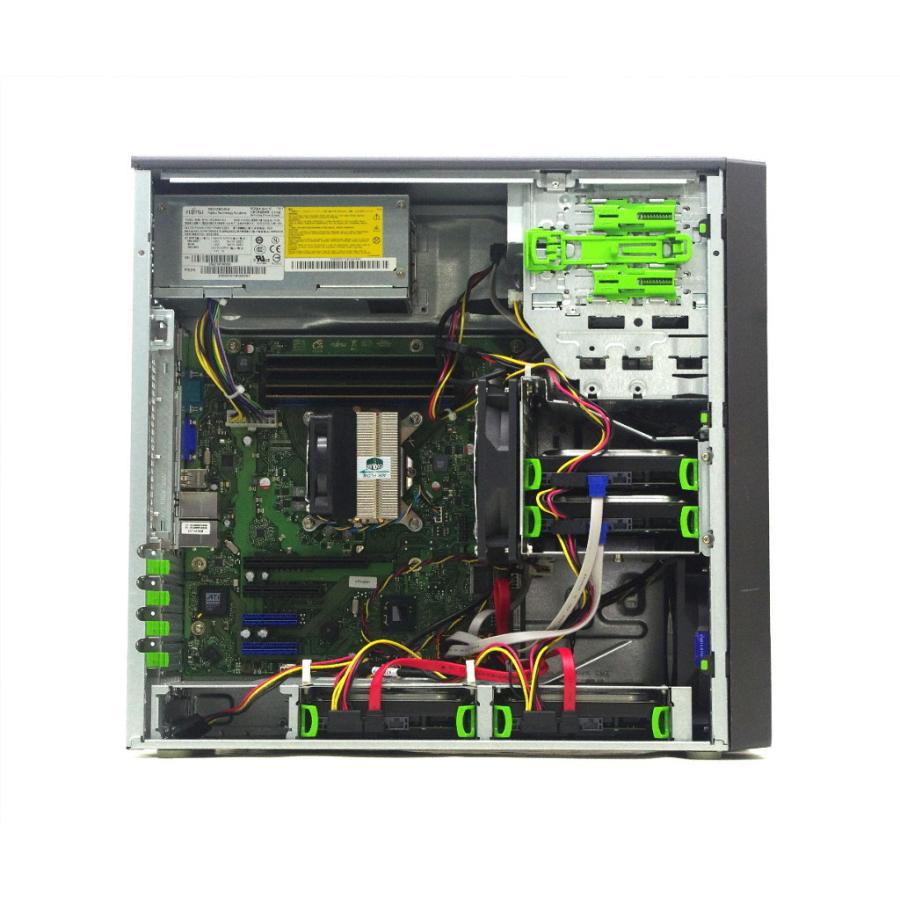 富士通 PRIMERGY TX100 S3 Pentium G640 2.8GHz 8GB 500GBx4台(SATA3.5インチ ...