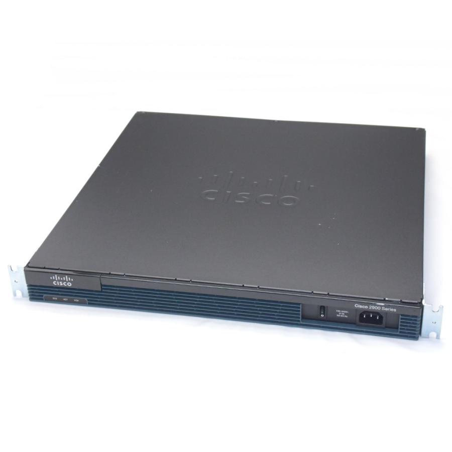 Cisco 2901/K9 V06 IPBASEK9 Ver.15.2(4)M2 DRAM512MB CF256MB HWIC-1T 設定初期 ...