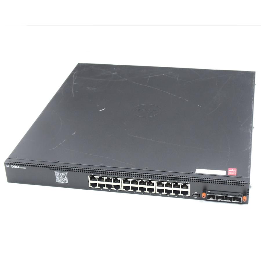 DELL Networking N4032 24ポート10GBASE-T RJ45搭載L3スイッチ 4ポート10GbE SFP+スロット増設 ...