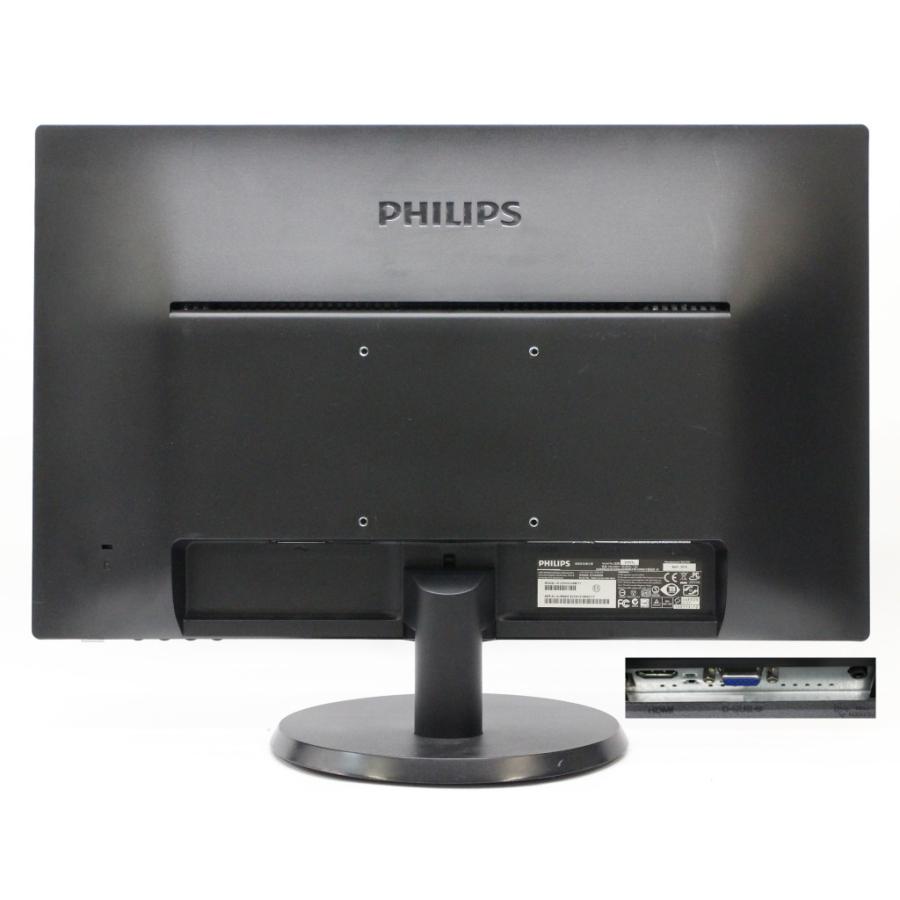 PHILIPS 223V5L 21.5インチ 非光沢パネル フルHD 1920x1080ドット HDMI/アナログRGB入力 : TCE ...