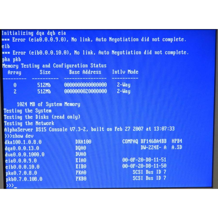 hp Compaq AlphaServer DS15 Alpha 21264C 1GHz 1GB 146GB DVD-ROM OSなし ...