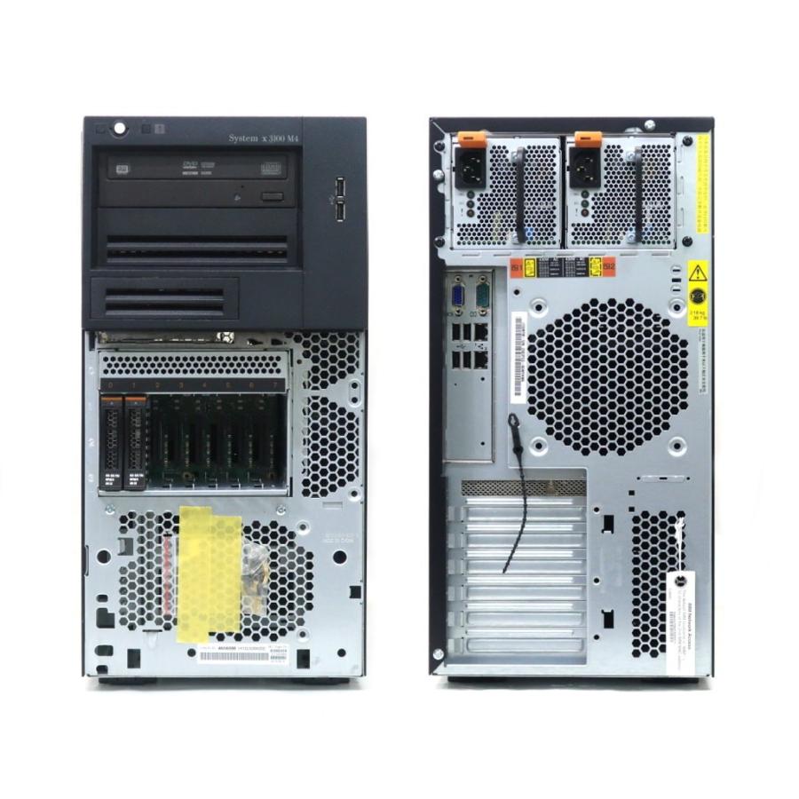 IBM System X3100 M4 Xeon E3-1220 v2 3.1GHz 8GB 300GBx2台(SAS2.5インチ/6Gbps ...